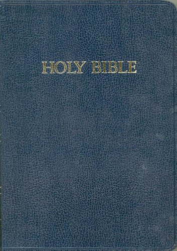 Amazon | Large Print Bible-KJV-Chapel Blu | Bible & Other Sacred Texts