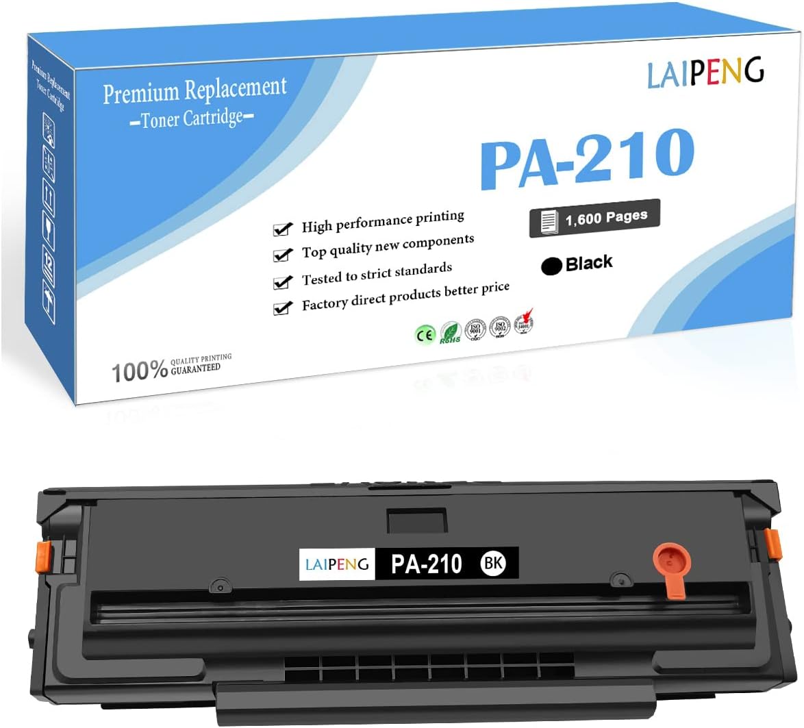 LAIPENG PA-210 PA-210E Toner Cartouche PA210 PA 210 Noir Compatible ...