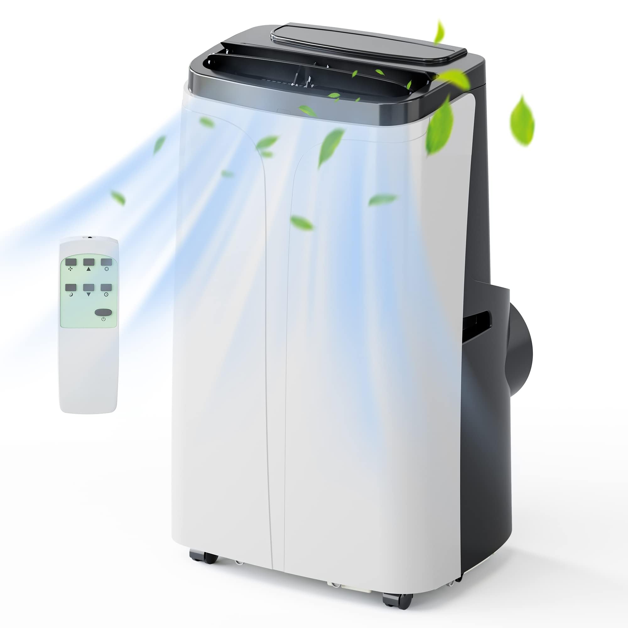 Amazon.com: DENBIG 12,000 BTU Portable Air Conditioner for Room up to ...