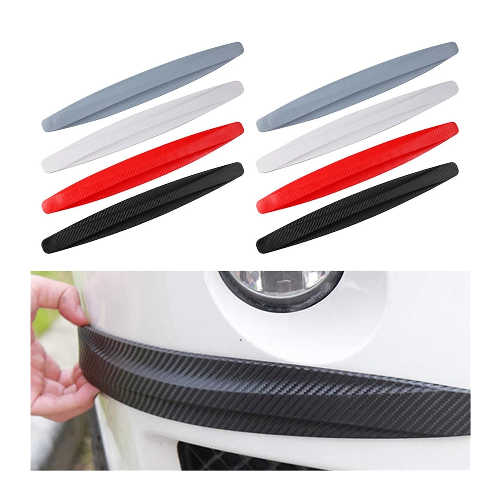 Car Bumper Protector Front Body Corner Lip Bumper Side