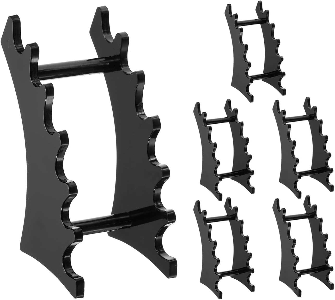 Amazon.com : uxcell 6 Pack Plastic Pen Holder, 6 Slot Acrylic Pen ...