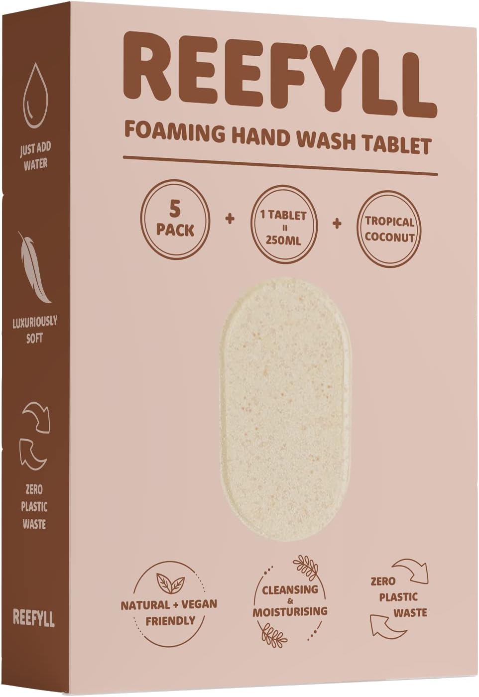 Reefyll Foaming Hand Soap Refill Tablets, Dissolvable Plastic Free Hand ...