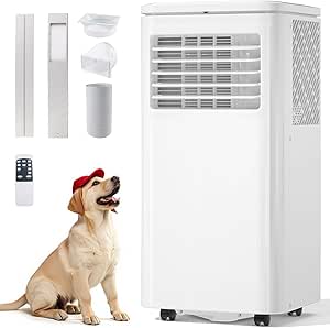 Amazon.com: 10000 BTU Portable Air Conditioner with Remote, 4 Modes Cooling, Fan, Dehumidifier ...