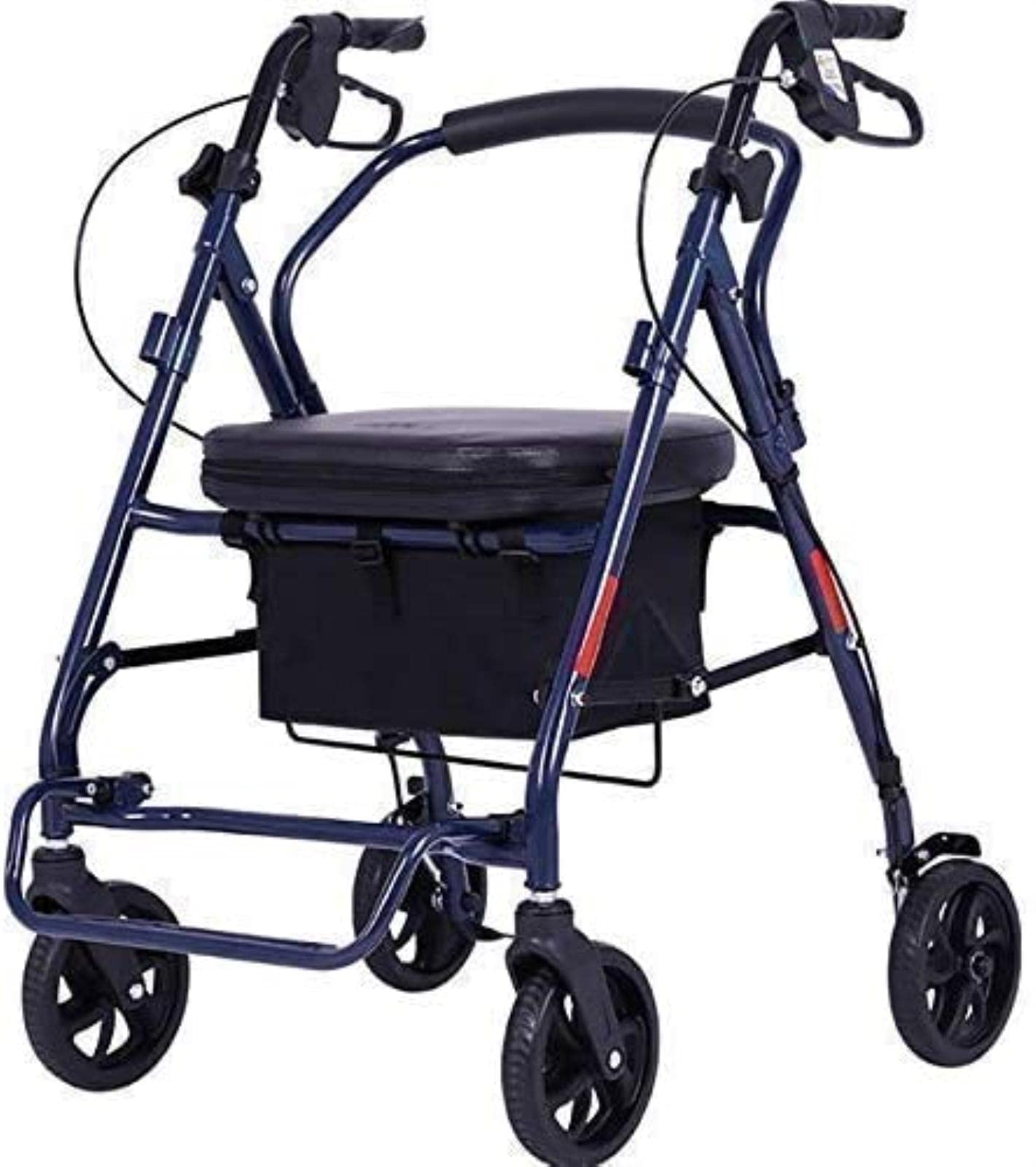Buy Rollator Walker, Four Wheel Rollator Aluminium Mobility Walker ...