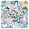 Amazon.com: Popeoiuh 50pcs Dolphin Sticker Pack- Cute Dolphin Decals ...
