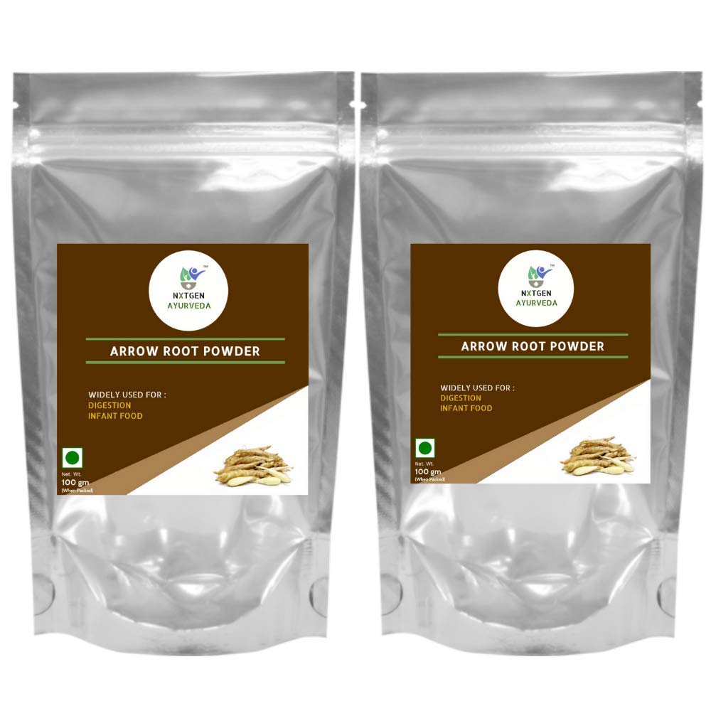 Nxtgen Ayurveda Arrow Root Powder | Pack of 2 | 100 g Each | Ararot ...