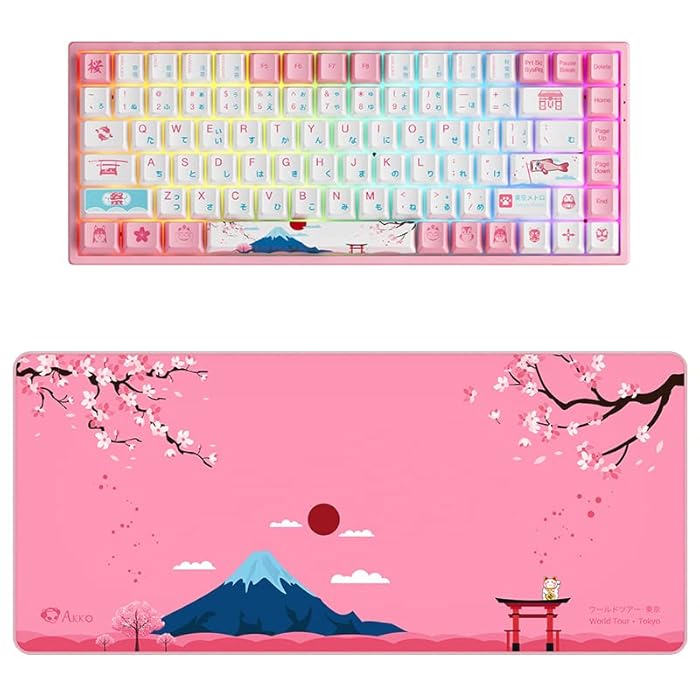 Buy Akko World Tour Tokyo 75% 3084B Plus 84-Key RGB Hot-swappable ...