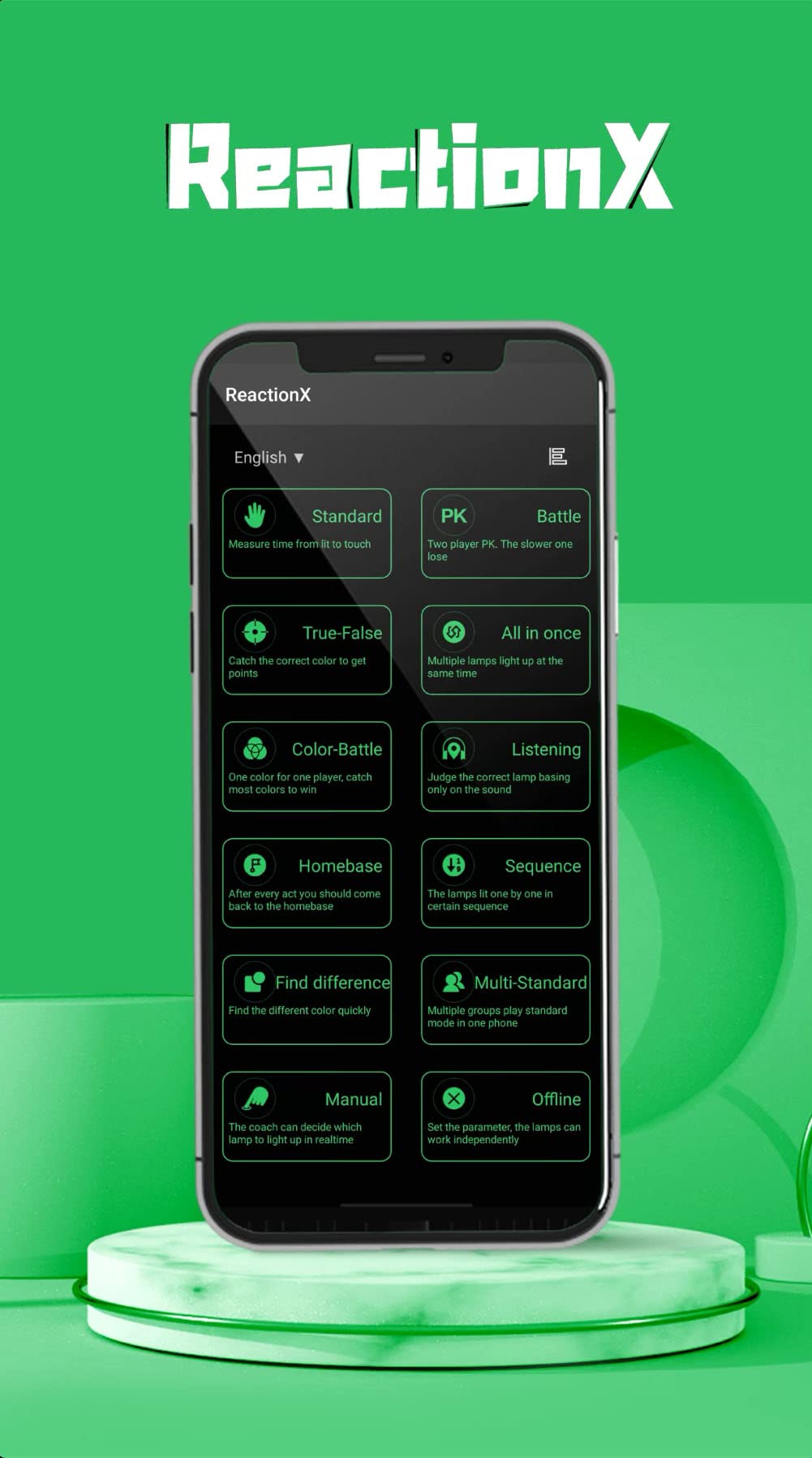 Buy ReactionX Reaction Training Light lamp Speed Agility Response ...