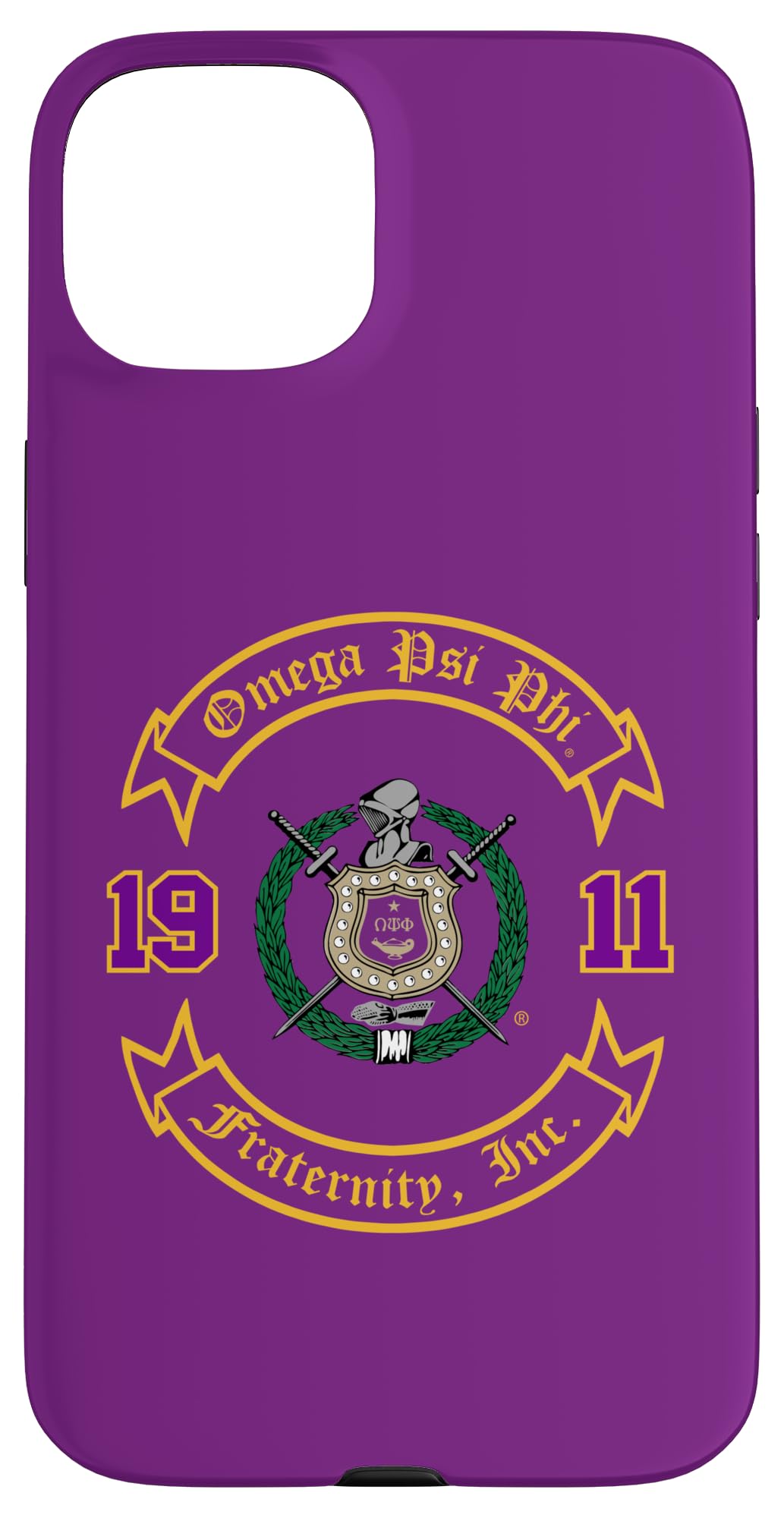Snapklik.com : iPhone 15 Plus Omega Psi Phi Fraternity Paraphernalia