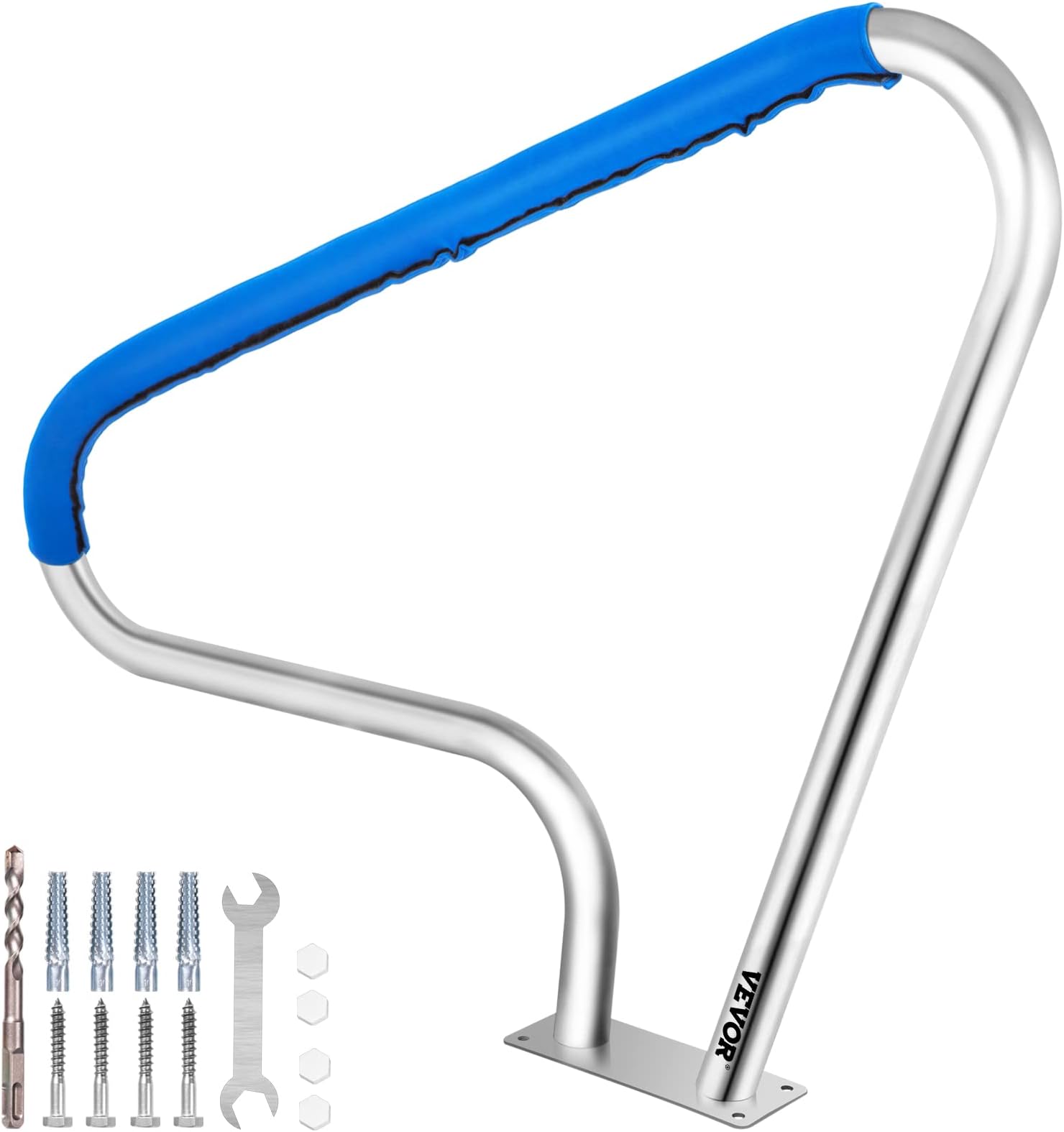 Amazon.com: VEVOR Pool Rail 32x23 Pool Railing 304 Stainless Steel ...