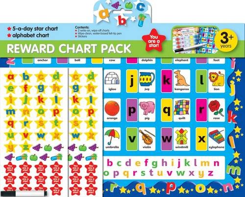 Reward Chart Pack 3+ (alphabet and 5-a-day): 9781849586191: Books ...