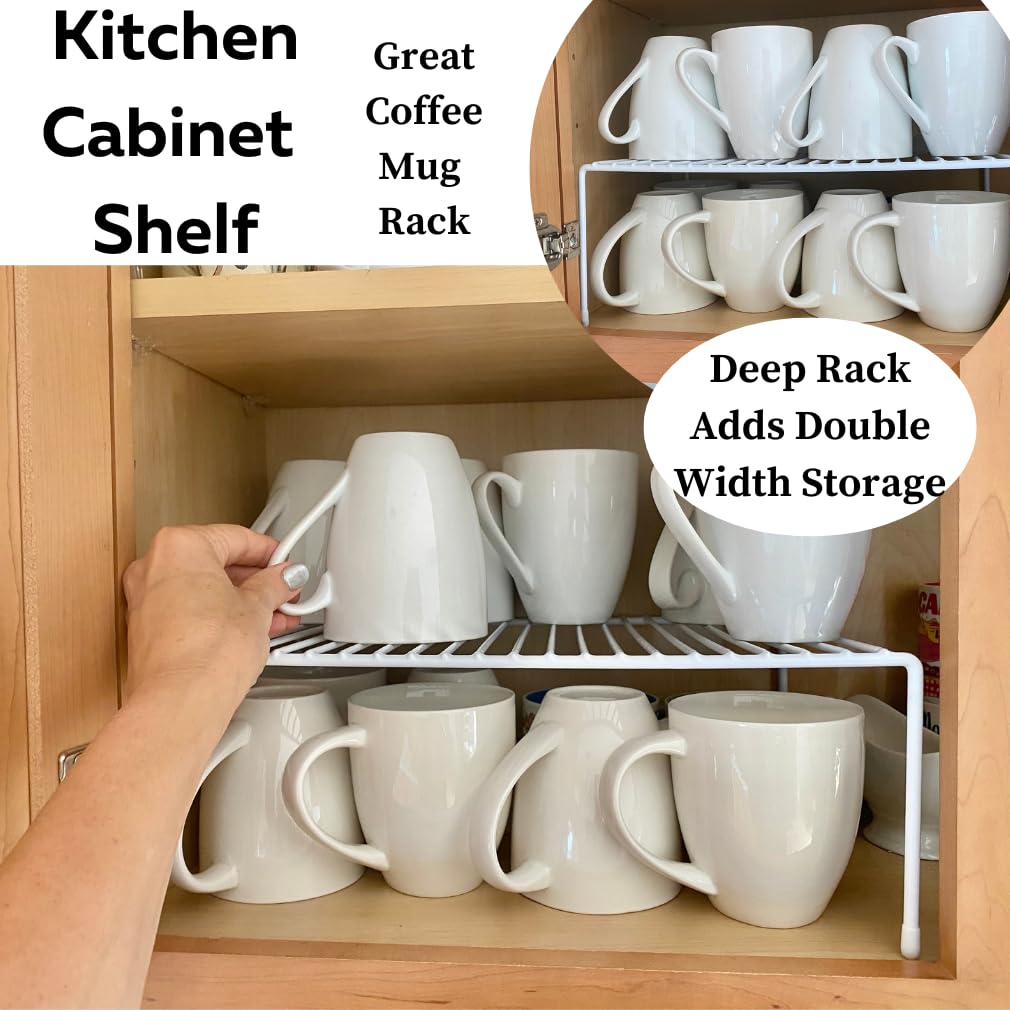 Snapklik.com : Evelots Kitchen Cabinet Wire Shelf Organizer/Rack - 4 ...