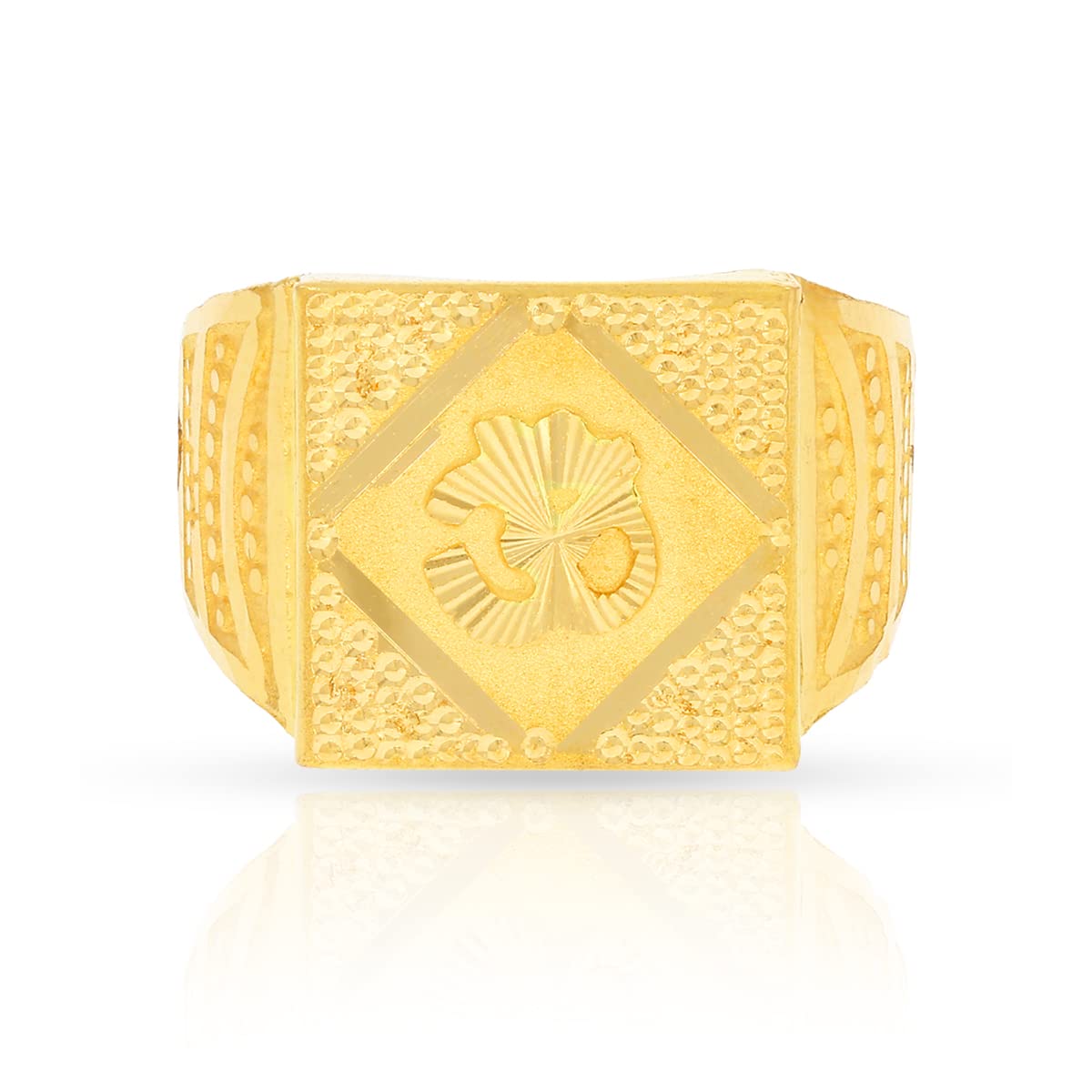 Buy WHP Jewellers Yellow Gold Ring for Men | 916 BIS Hallmark Gold ...