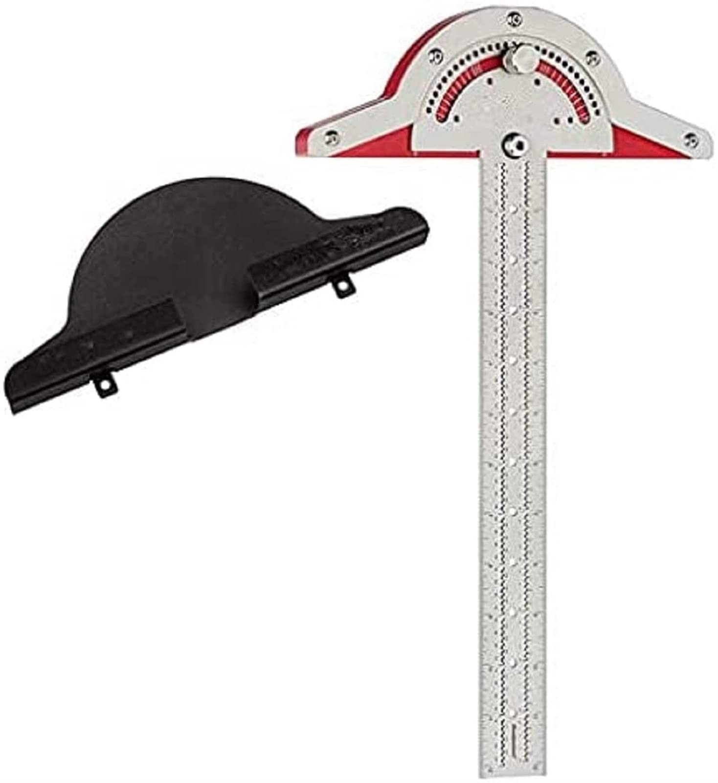 Protractor Metal T-Type Woodworkers Edge Rule Protractor Woodworking ...