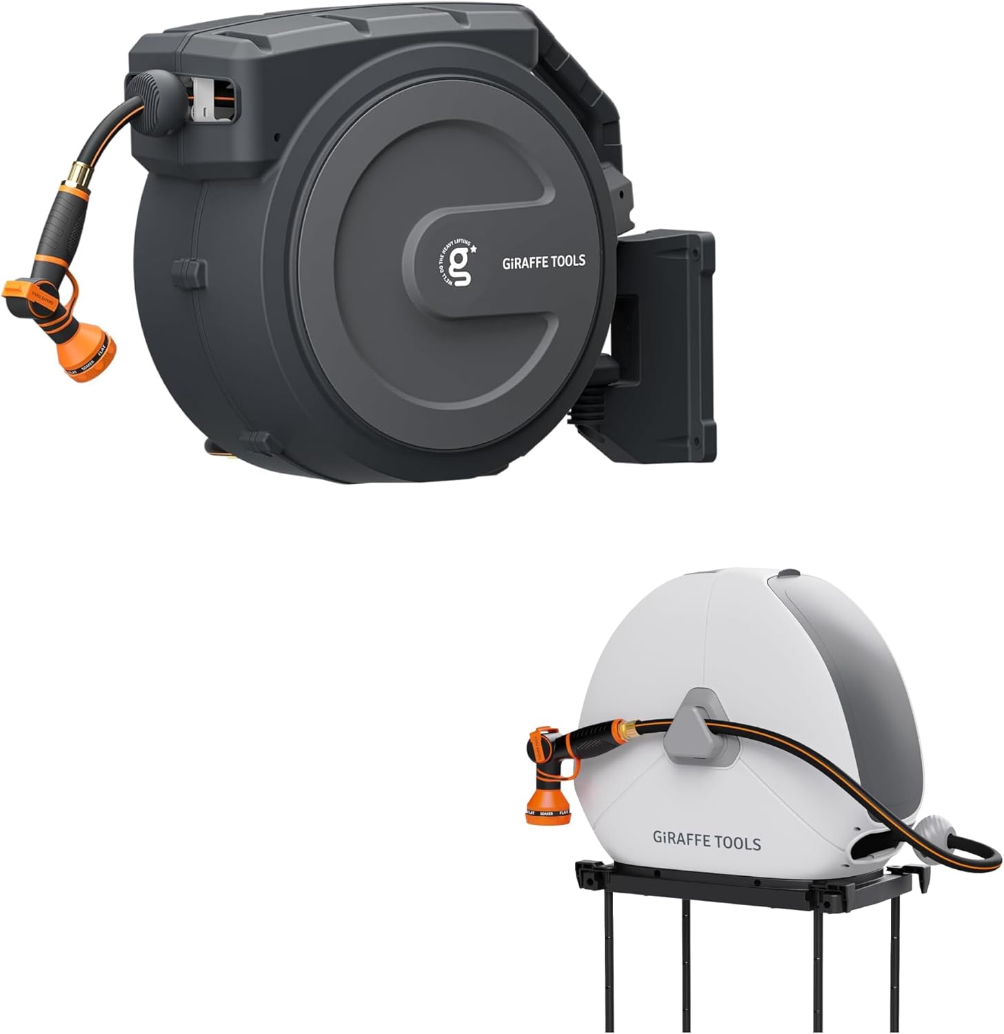 Amazon.com: Giraffe Tools Retractable Hose Reel 1/2 Inch x 82FT,Heavy ...