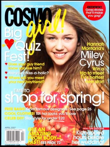 Cosmo Girl Magazine April 2007 Miley Cyrus: Hannah Montana: Amazon.com ...