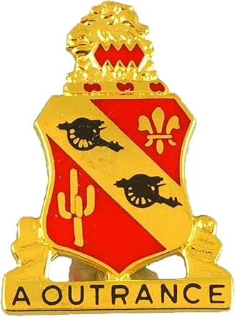 Amazon.com: 112th Field Artillery Unit Crest (A Outrance): Clothing ...