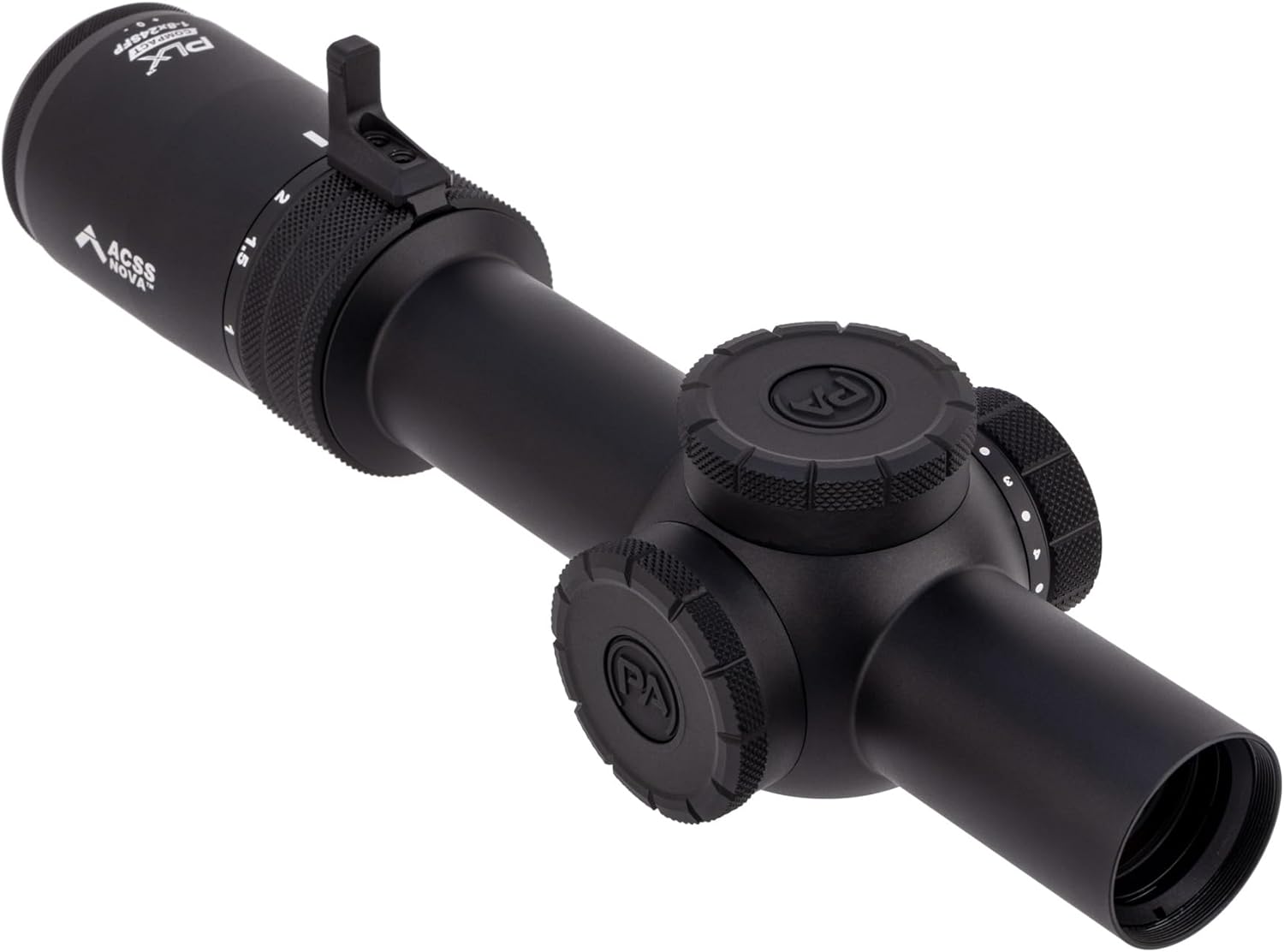 Amazon.com : Primary Arms Compact PLxC 1-8X24 SFP Rifle Scope - Illuminated ACSS Nova Fiber Wire ...