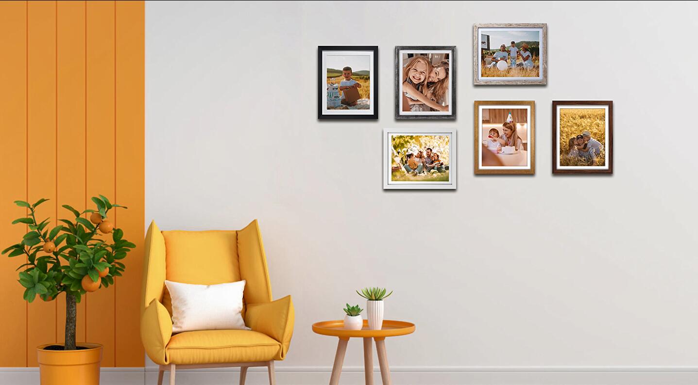 Watch Multicolor Picture Frames Set of 6 for Wall and Tabletop on ...