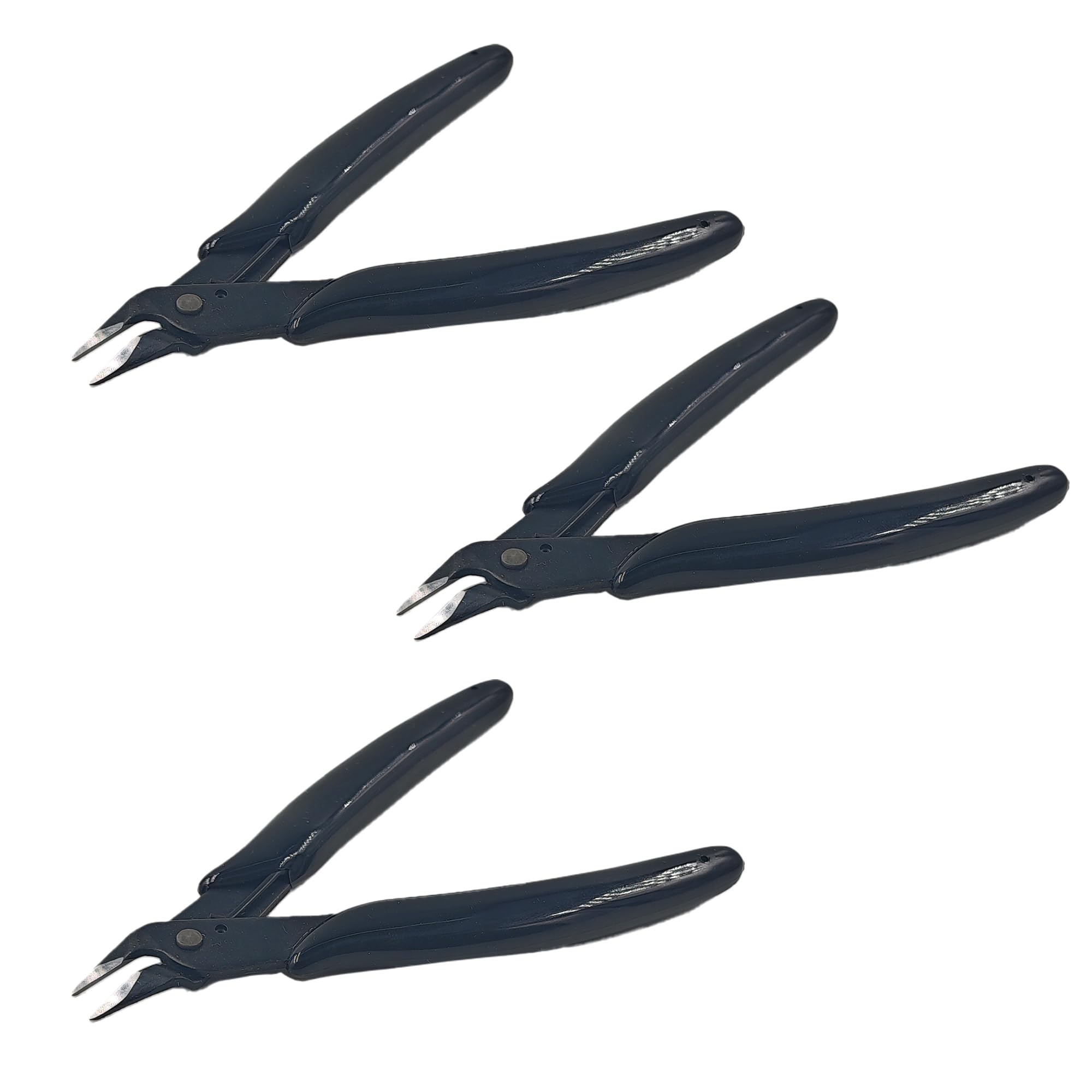 Snapklik.com : PDETVEO 3PCS 5 Inch Micro Flush Cut Pliers, Wire Snips ...