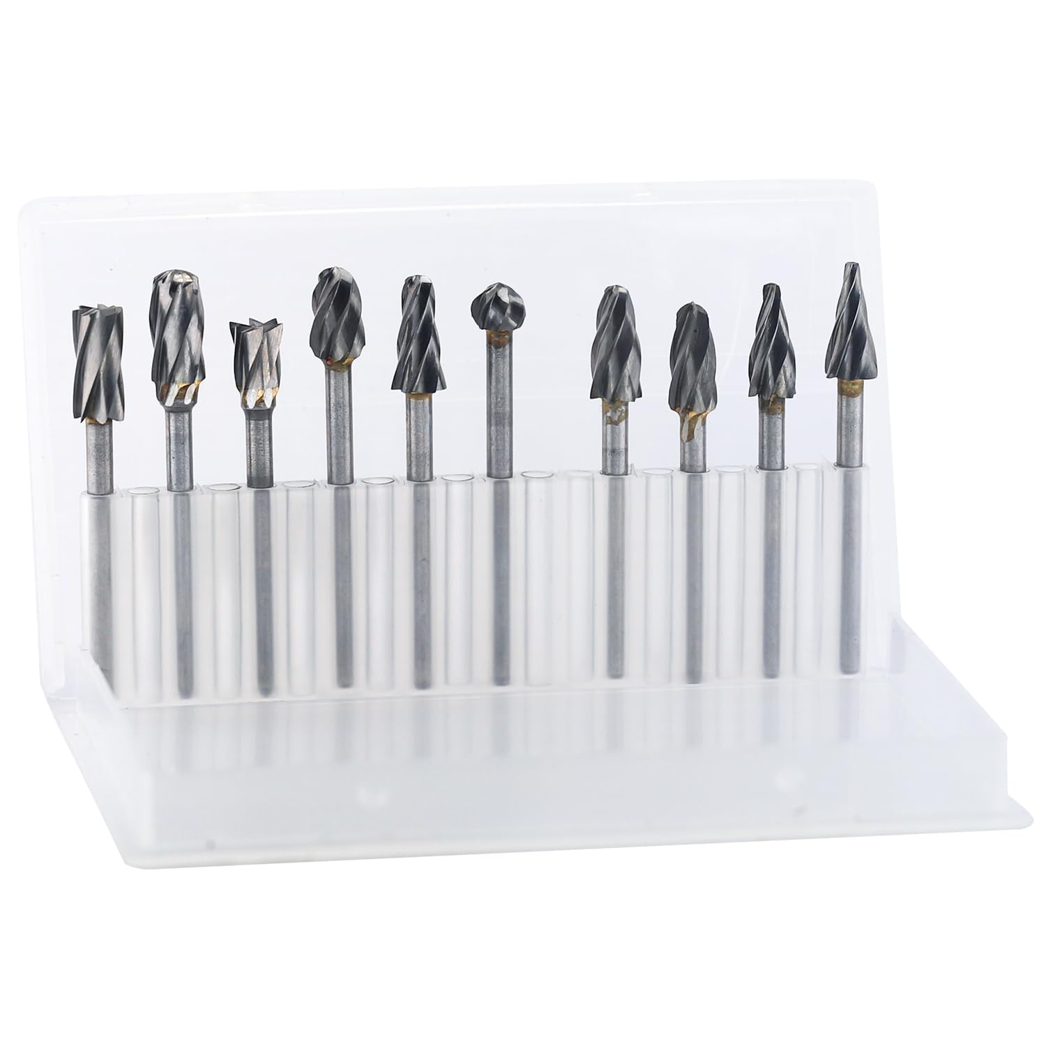 Tungsten Carbide Burr Bit Single Cut Rotary File L Jenis Untuk Metal