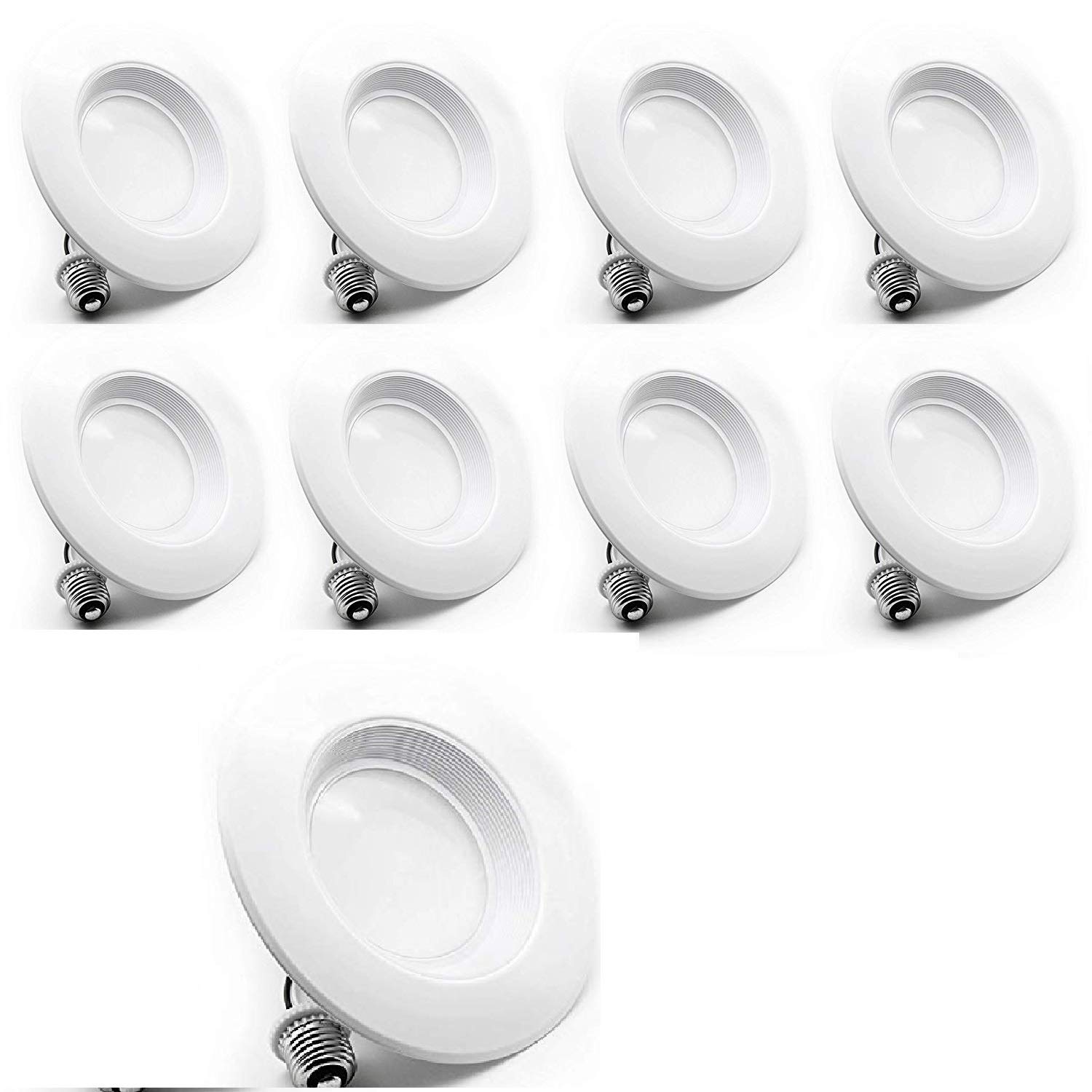 8 Inch Recessed Downlight Retrofit 1 10 Pack 3/5/6/8 Inch LED Can
