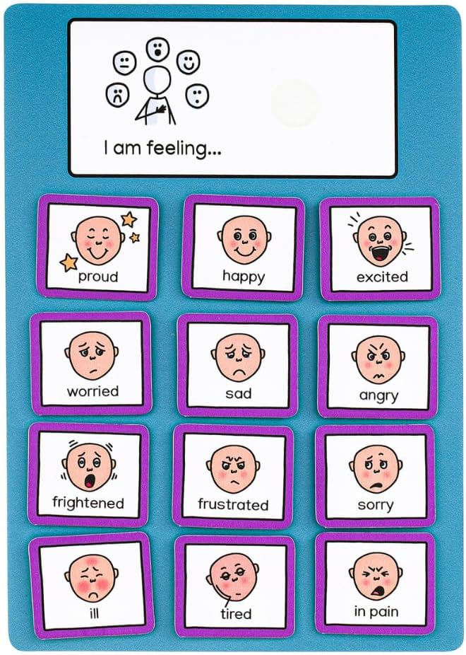 I Am Feeling Chart, (B) Emotions Visual Symbols To Support Emotional ...
