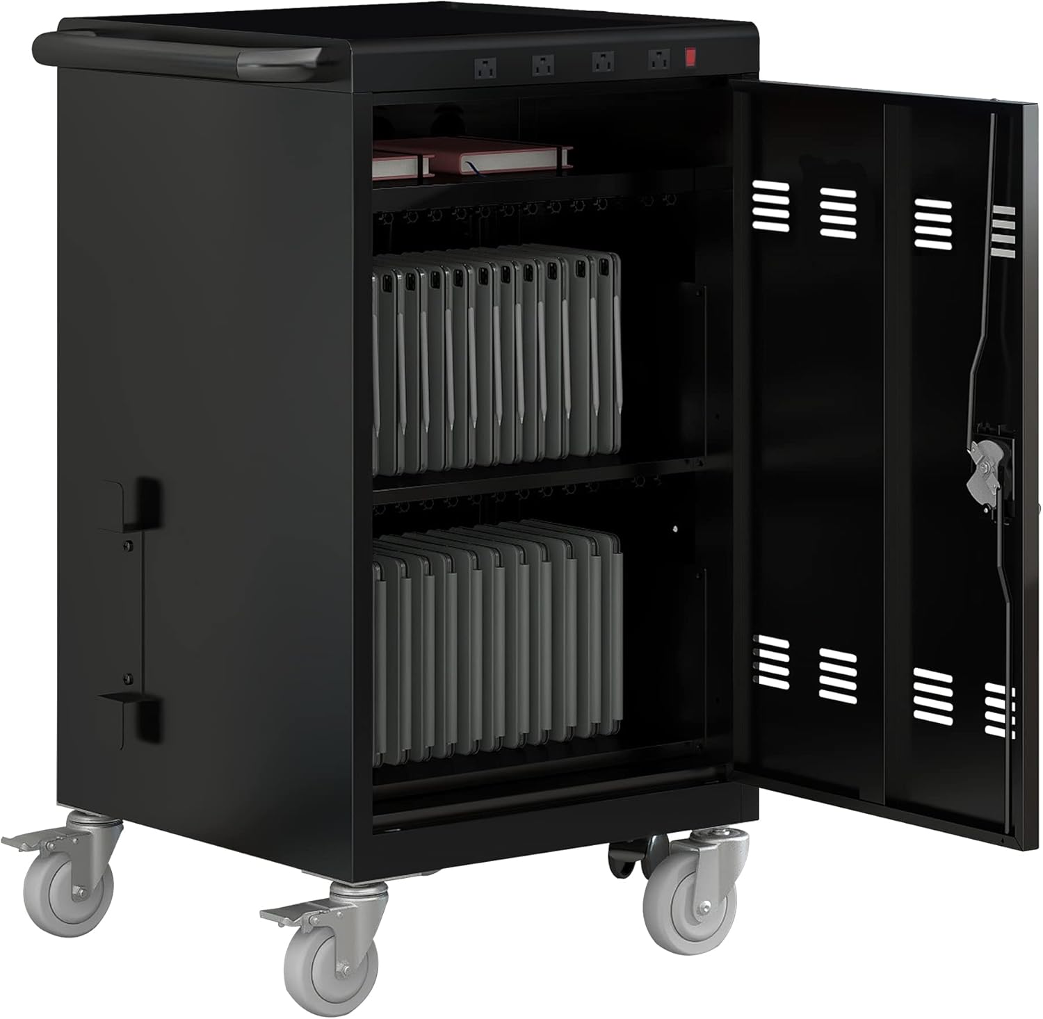 Amazon.com: 35 Device Mobile Charging Cart, Chromebooks and Laptop ...