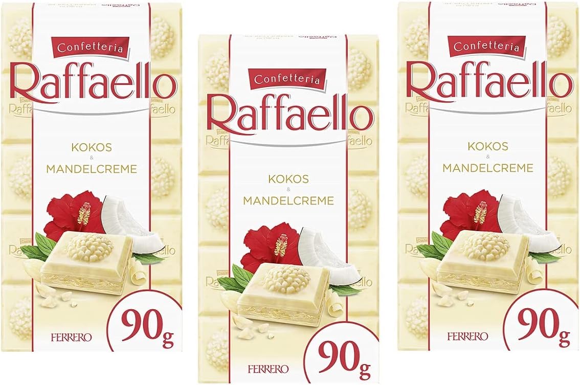 Amazon.com : Raffaello, 15 Count, 6 Pack, Premium White Almond, Cream ...