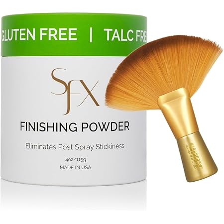 Amazon.com : SunFX Post Spray Tan Translucent Finishing Powder | Talc ...