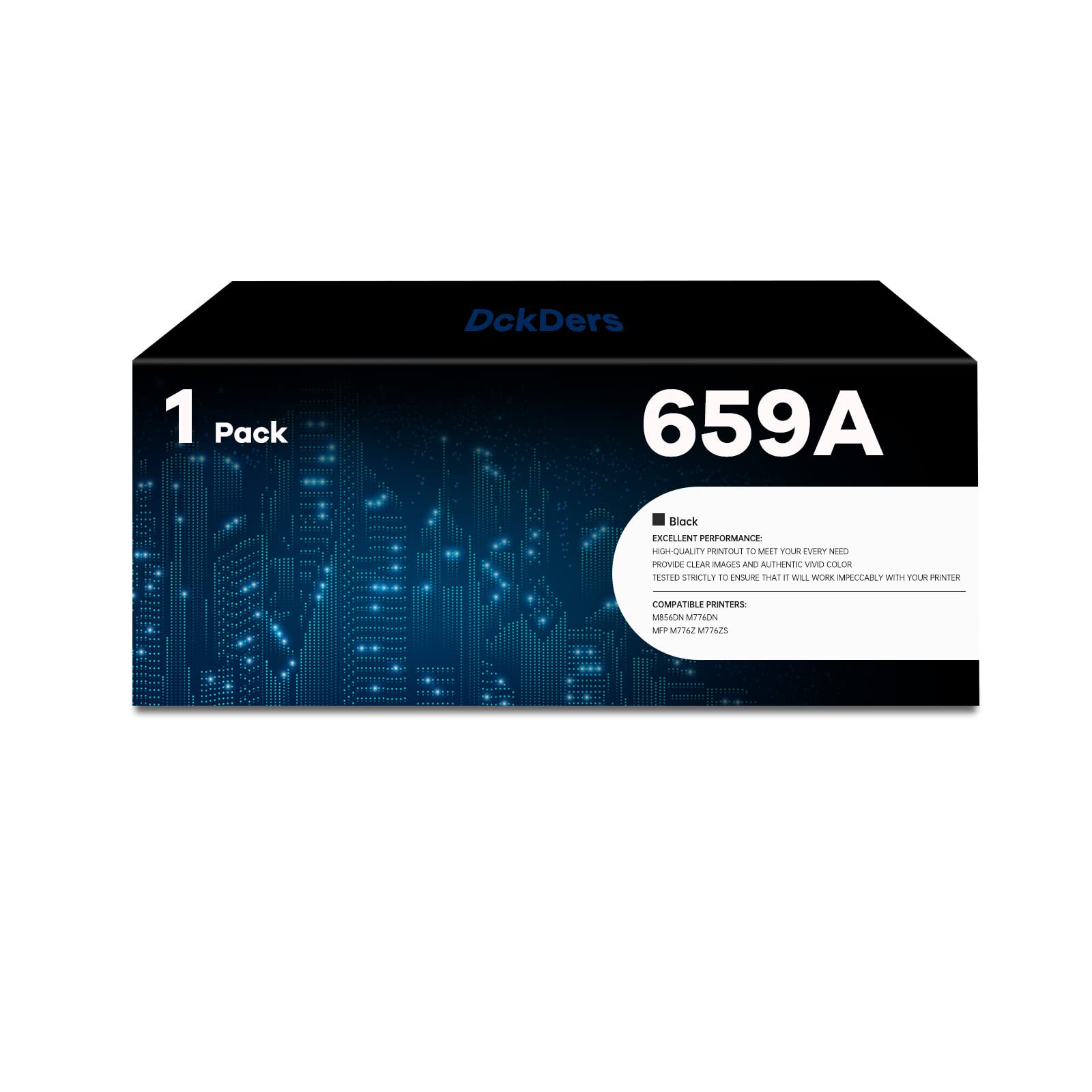 Amazon.com: 659A Black Toner Cartridge | Replacement for HP 659A W2010A ...