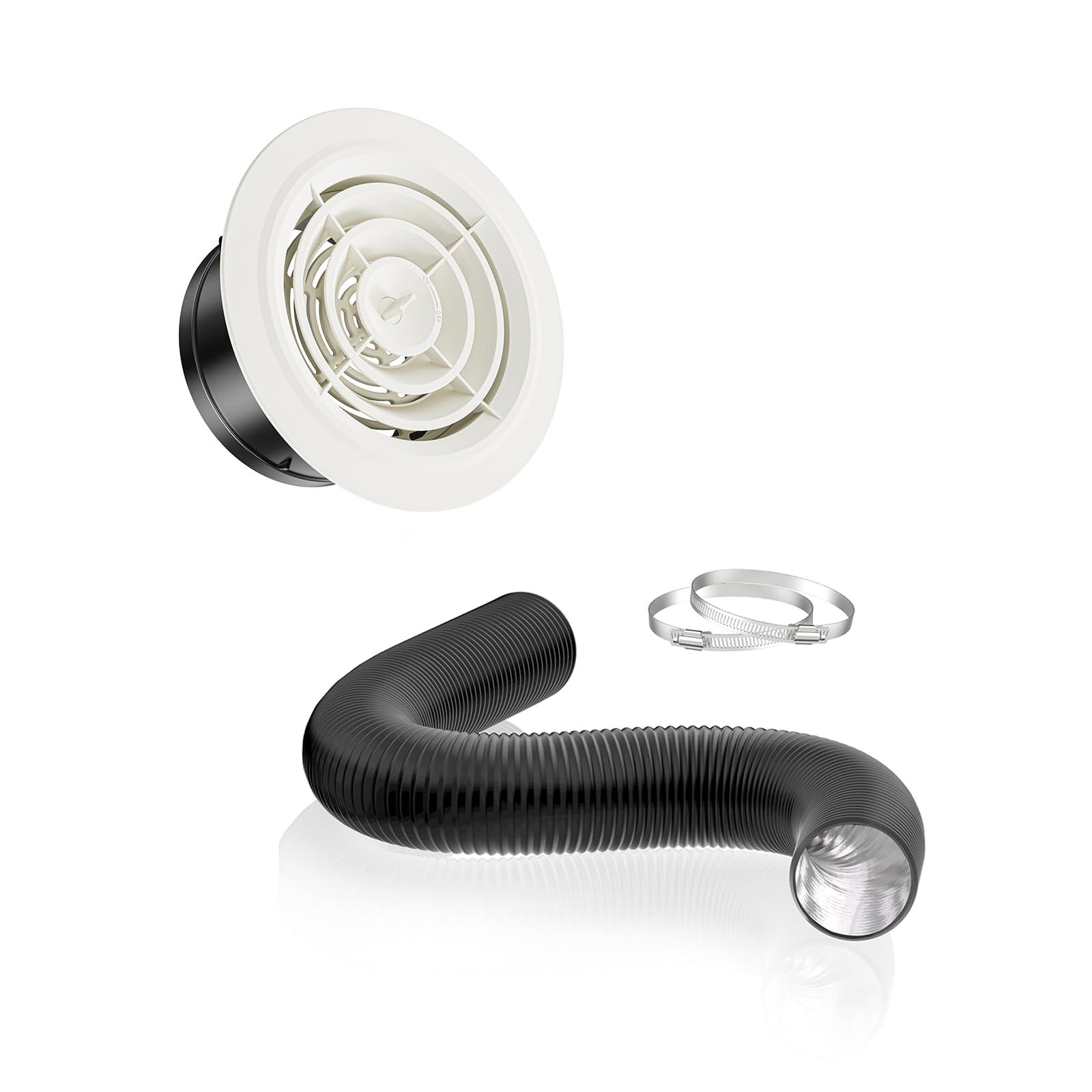 Amazon.com: 8 Inch Round Air Vent Kit - 8" Round Air Vent + 8“ 8FT ...