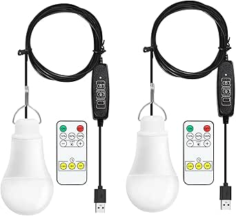 Taysing USB Light, 7W Dimmable Hanging Portable Emergency Lamp for ...