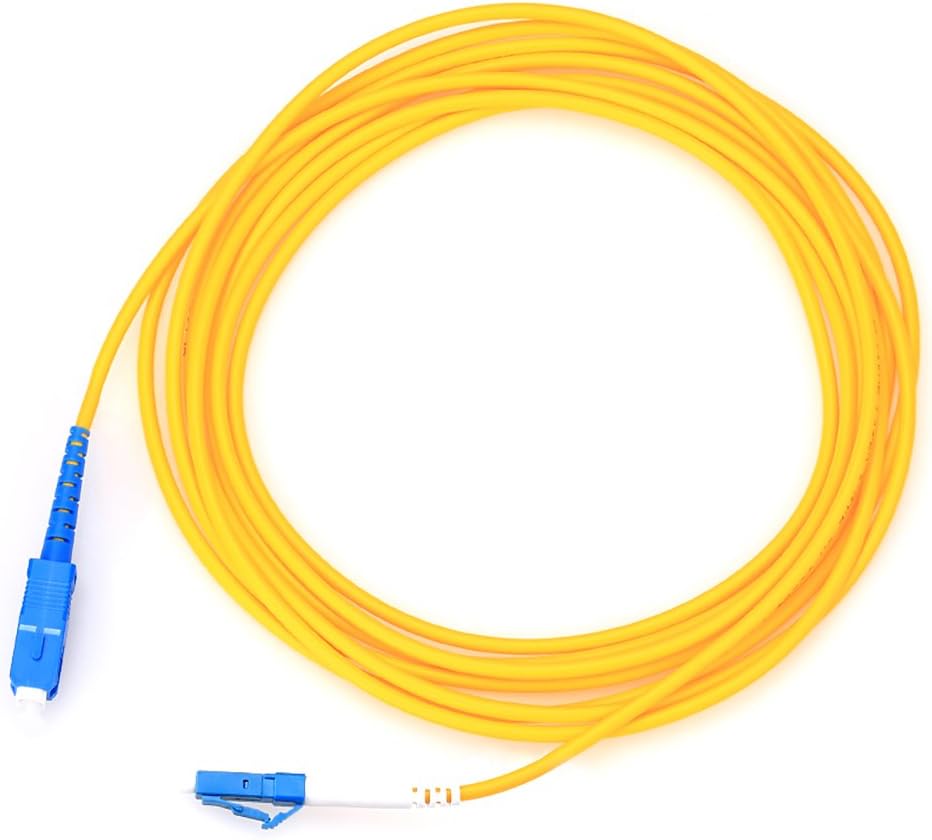 Amazon.com: SC-LC Fiber Optic Jumper Cble Ftth Single-mode Single Core ...