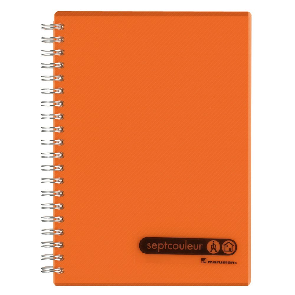 Maruman Lifetime Notebook B6 (4.9x6.9") - 80 sheets - Orange ...