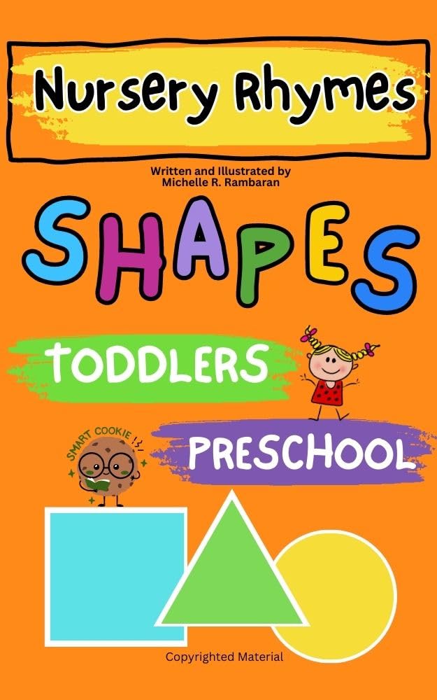 Amazon.com: Nursery Rhymes SHAPES Book for toddlers and preschool kids ...