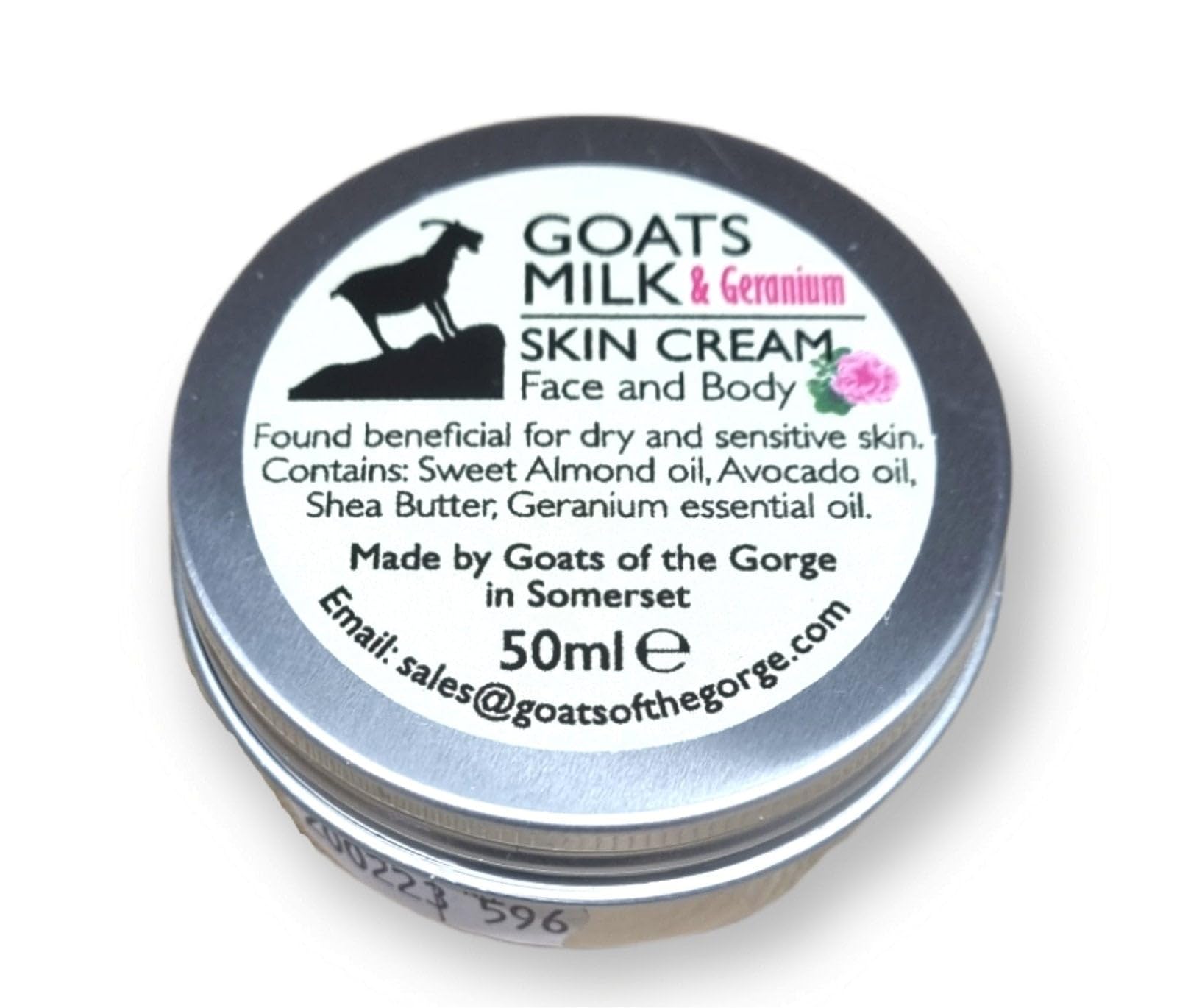 Goats of the Gorge made in somerset Goats Milk Skin Cream 50ml ...