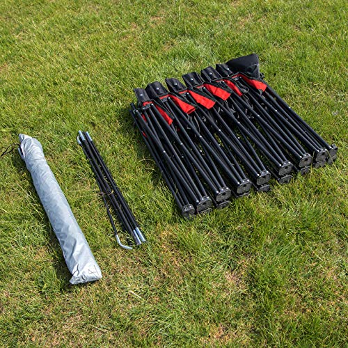 Snapklik.com : QUICKPLAY PRO Portable Folding Bench Range 4, 6, 9 Seats ...