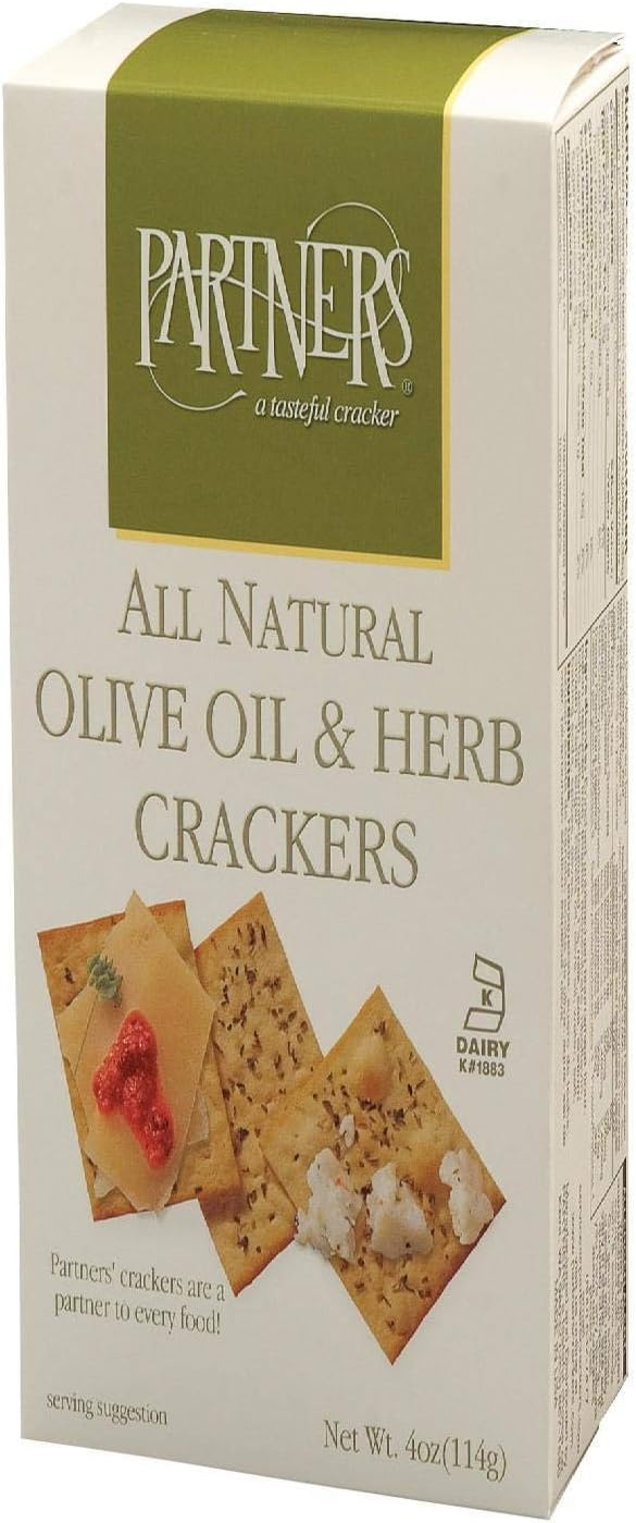 Amazon.com: Partners Olive Oil & Herb Cracker, 4 oz