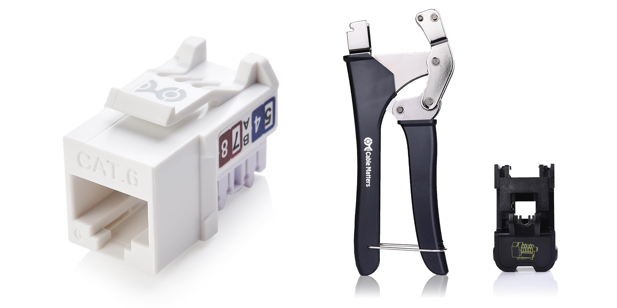 Amazon.com: Cable Matters UL Listed 25-Pack Slim Profile 90 Degree Cat6 ...