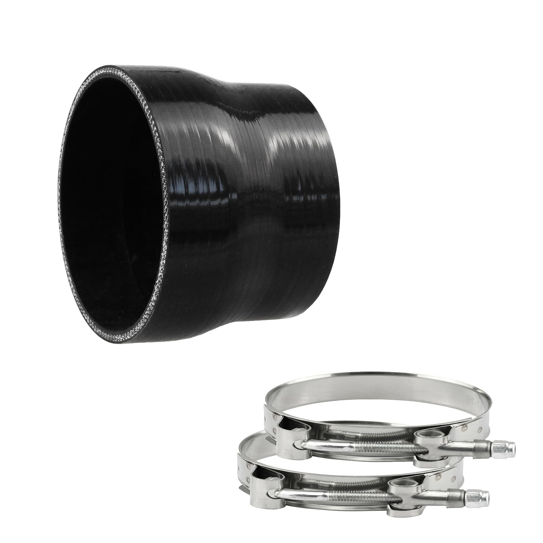 Snapklik.com : Ucreative 4-Ply Straight Coupler Silicone Hose ID 3.5 ...