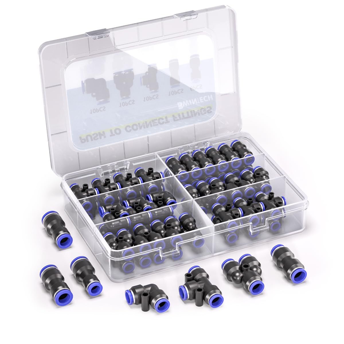 Snapklik.com : Bwintech 40 Pcs 5/16" OD 8mm Pneumatic Push To Connect ...
