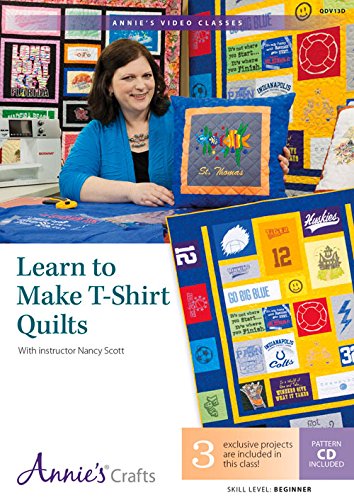Amazon.com: Learn to Make T-Shirt Quilts: With Instructor Nancy Scott ...