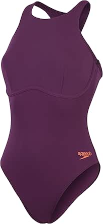 Speedo Racer Zip Swimsuit with Integrated Swim Bra | Swim Fitness ...