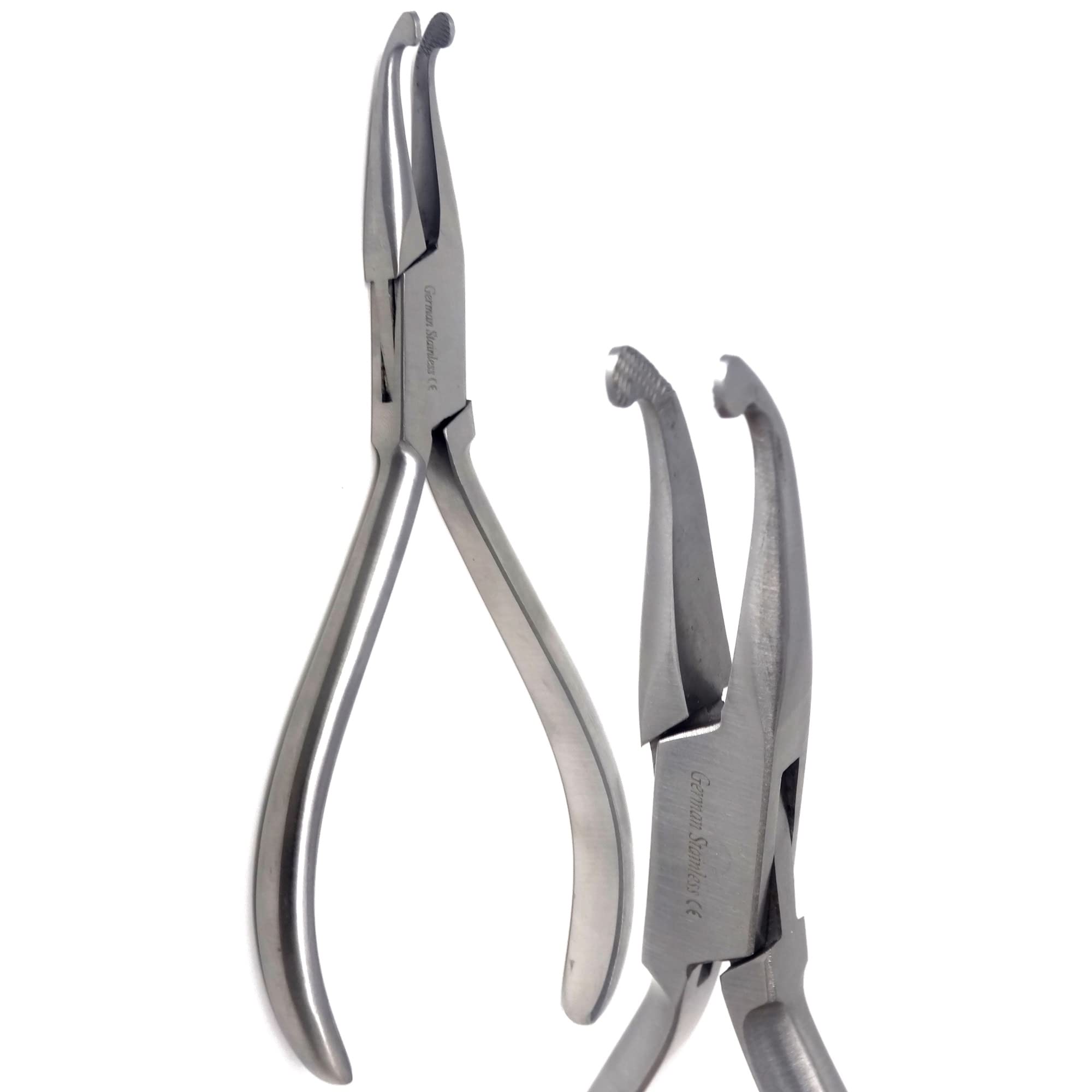 Amazon.com: Orthodontic Howe Crown Pliers, Serrated Tips Curved Dental ...