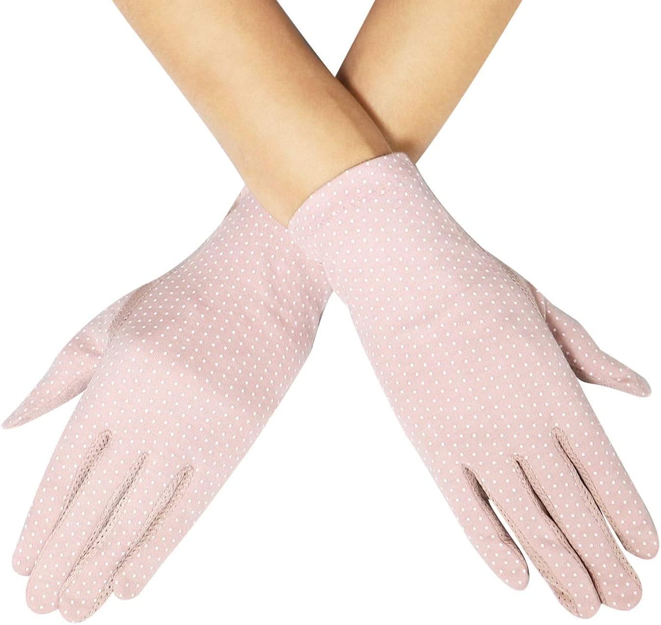 SHOWAY Women Summer UV Protection Gloves Touchscreen Driving Gloves Non ...