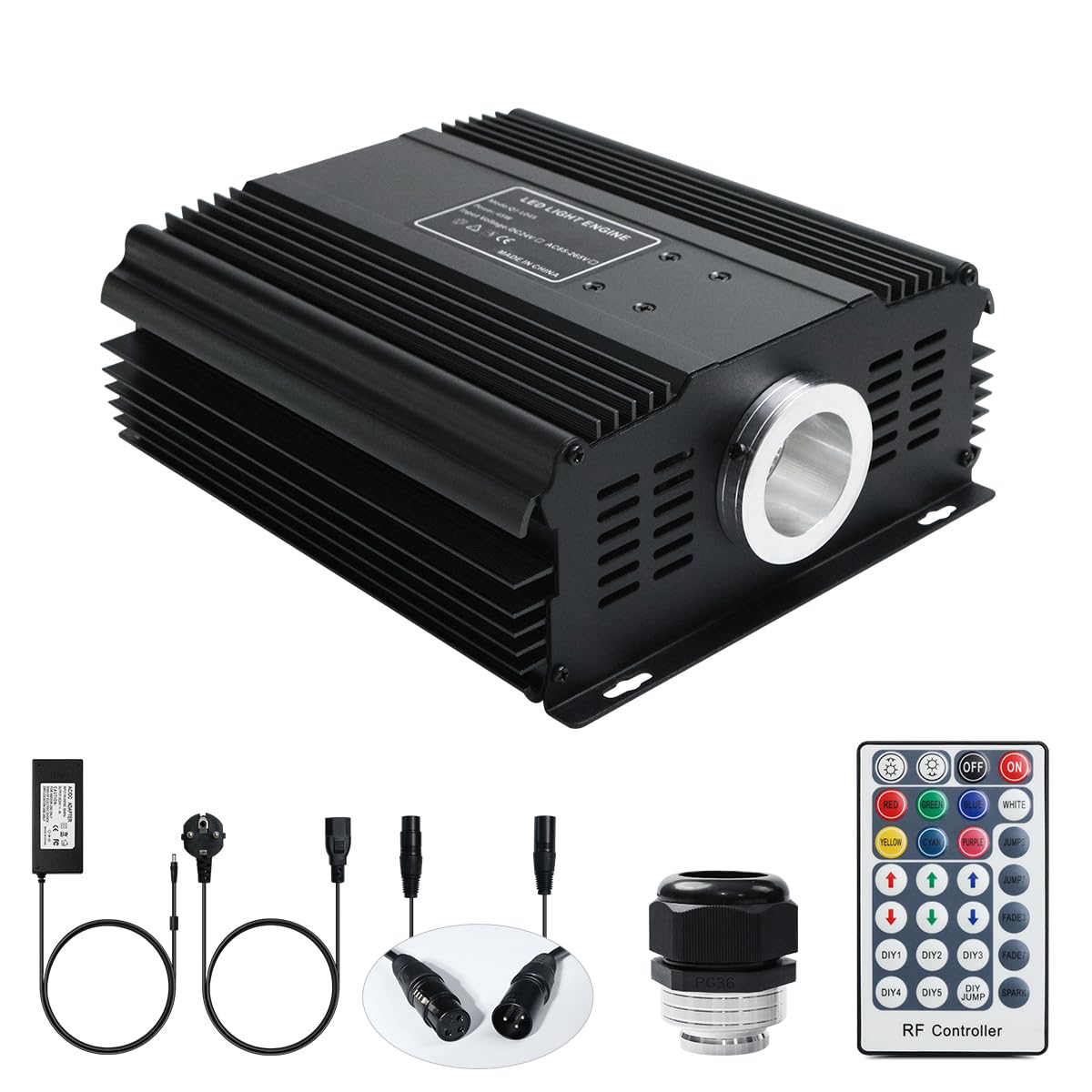 Snapklik.com : AMKI DMX 45W Light Source Engine Driver Remote/APP ...