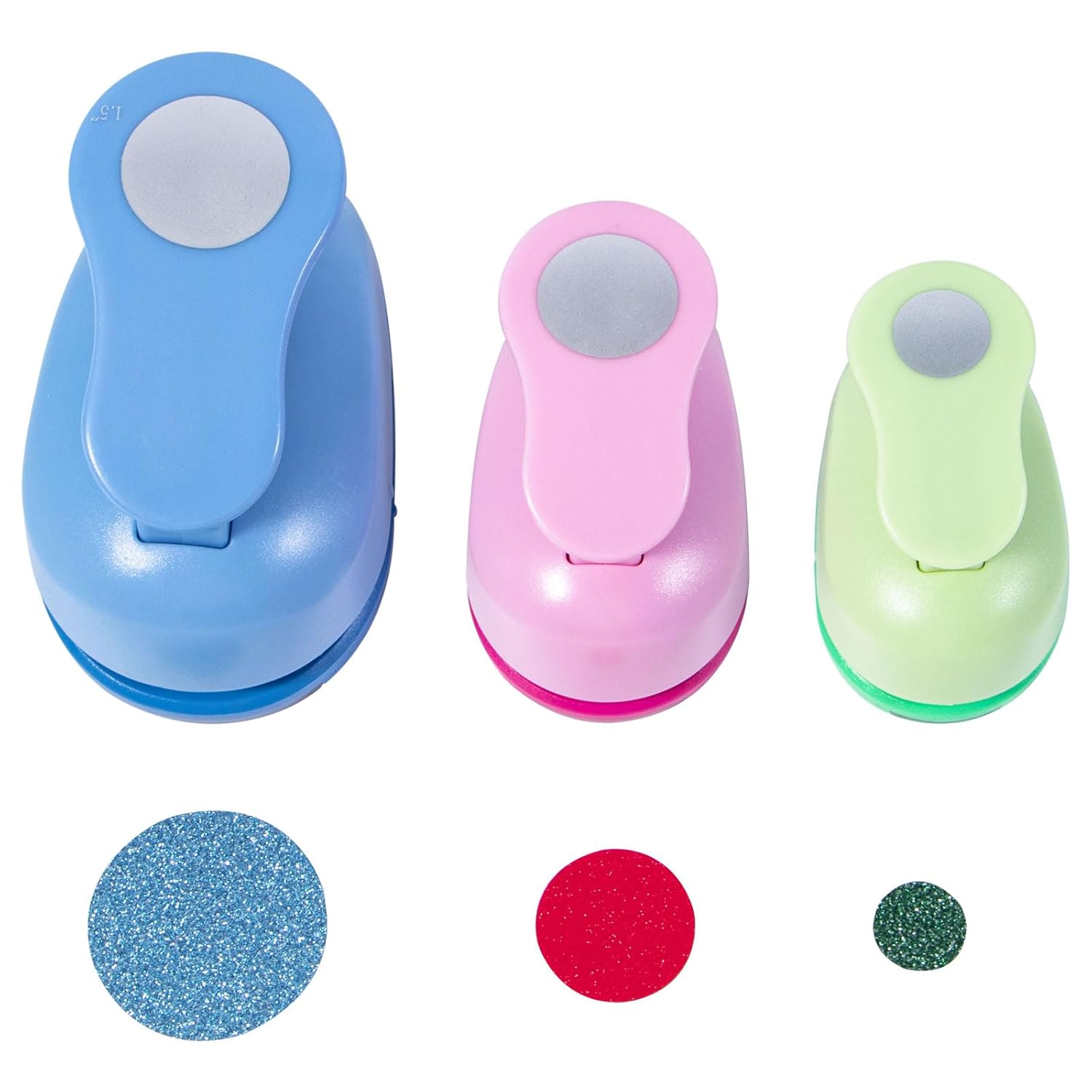 Amazon.com : WERADNISH Circle Cutter Hole Puncher Set 3pcs, 1.5"+1"+5/8 ...