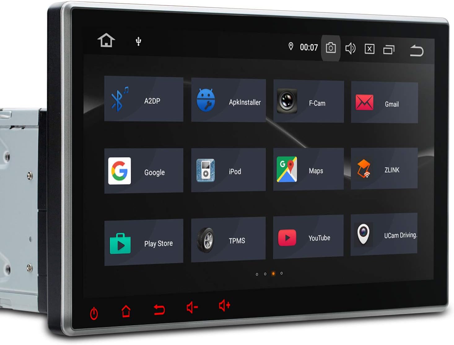 XTRONS 7 inch QLED Android 12 Qualcomm 665 Universal Double Din Car ...