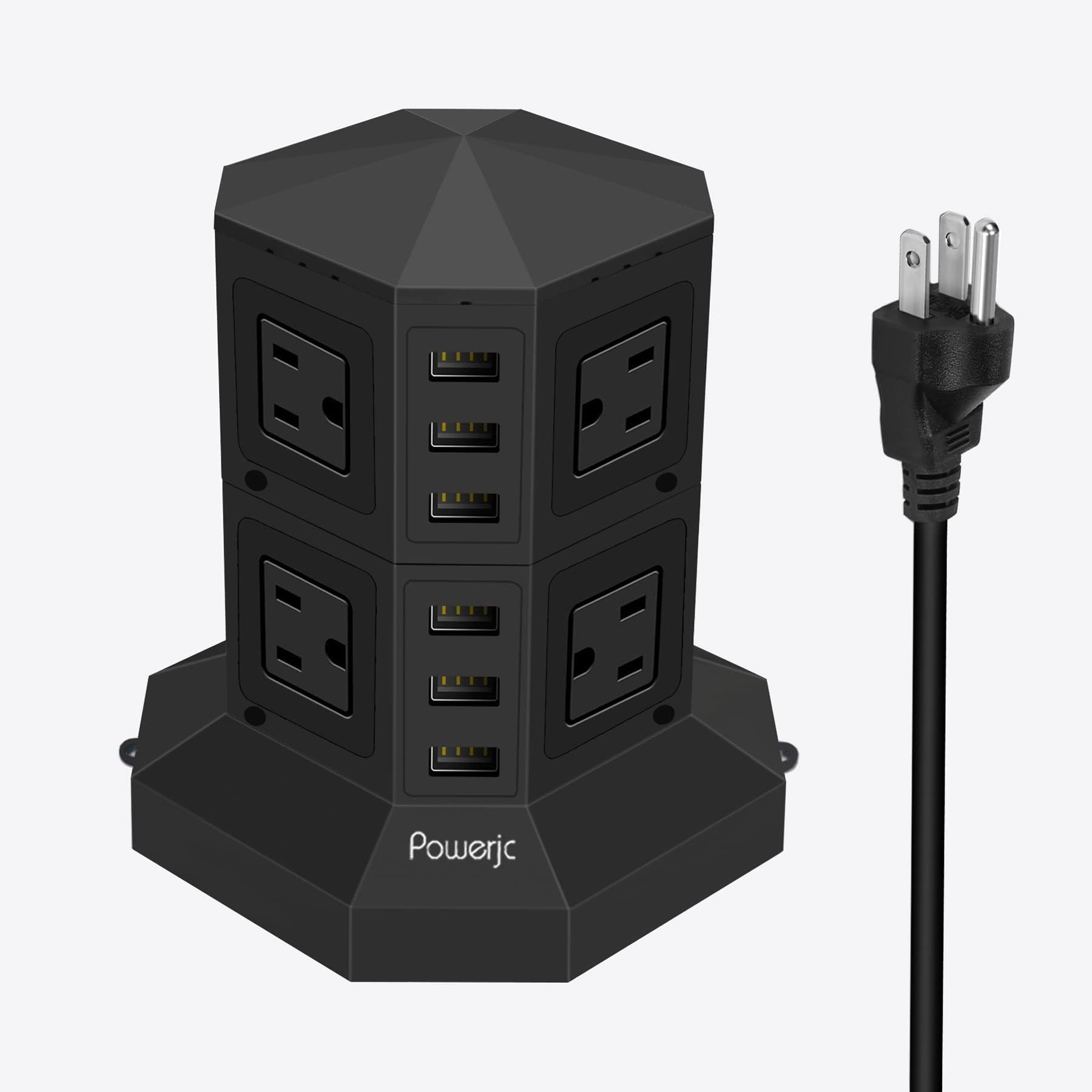 Amazon.com: ZSIMC Power Strip, 6 Outlets and 3 USB Ports 6.5FT Long ...